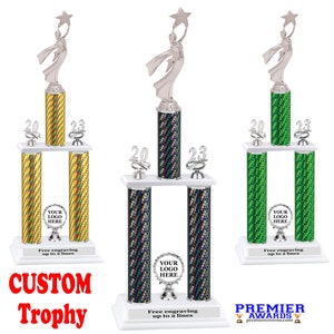 Custom 2-column Trophy. Available in 3 Trophy Heights & Choice of ...