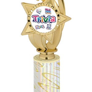Trivia Trophy. Great Trophy for Your Next Family Game Night And/or ...