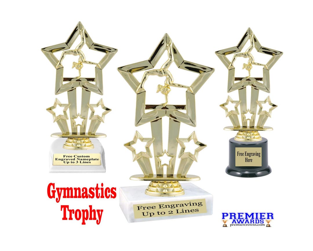 Gymnastics Trophy. Great Trophy for Sports Leagues, Schools, Rec Depts ...