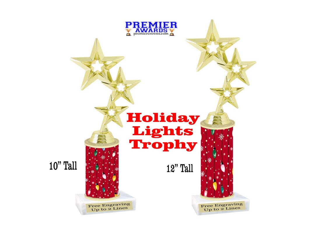 Holiday Lights Theme Trophy. Great for Your Decorating Contests ...