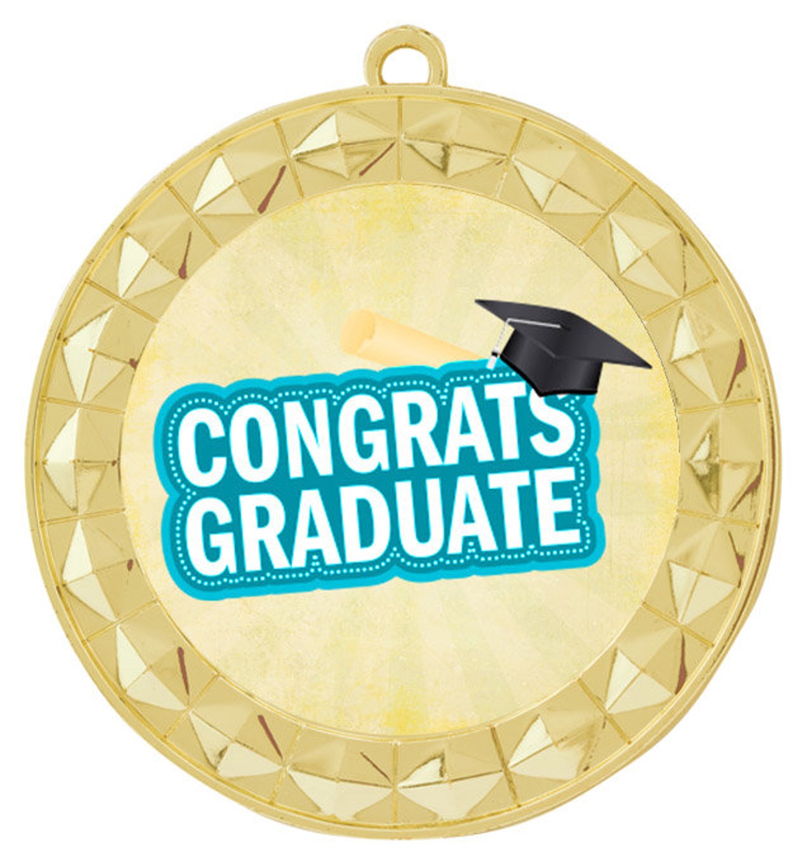 Graduation Theme Medal. Choice of 7 Designs. Includes Free Neck Ribbon ...
