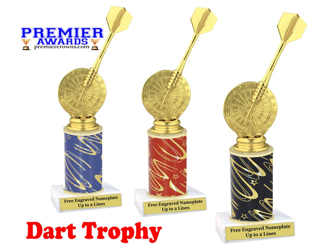 Darts Trophy. Great Trophy for Your Tournaments, Family Games, and ...