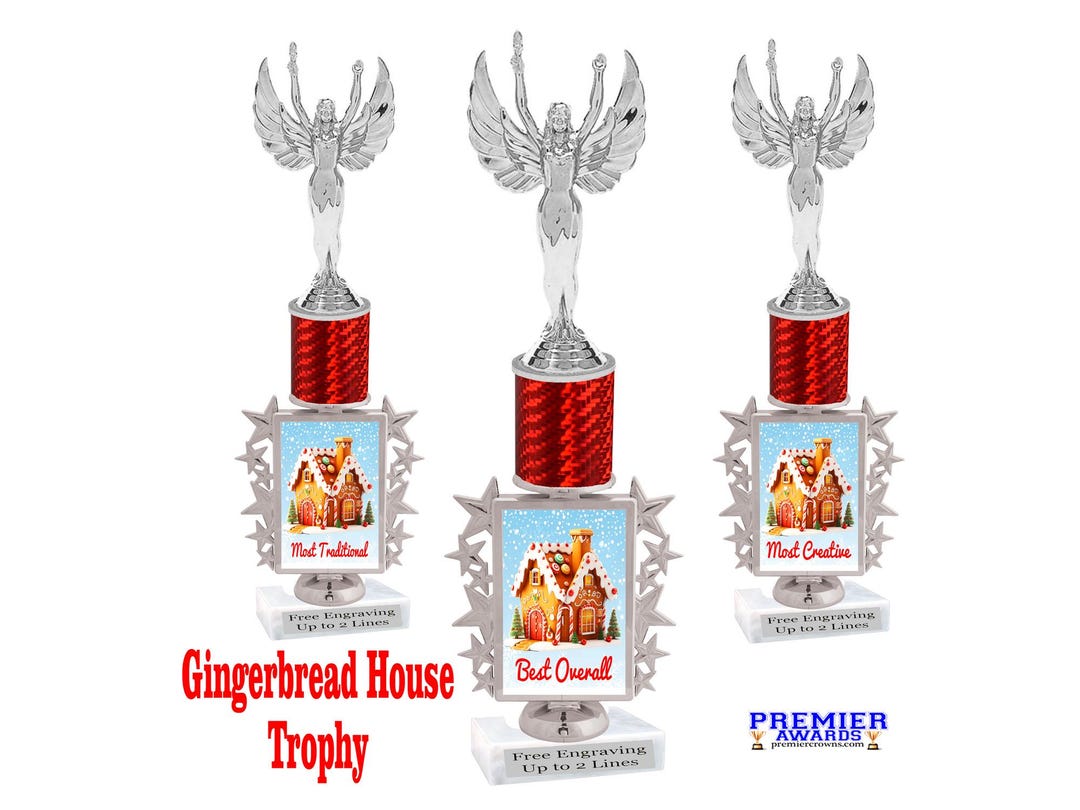 Gingerbread House Trophy. Great for Your Baking, Decorating or Eating ...