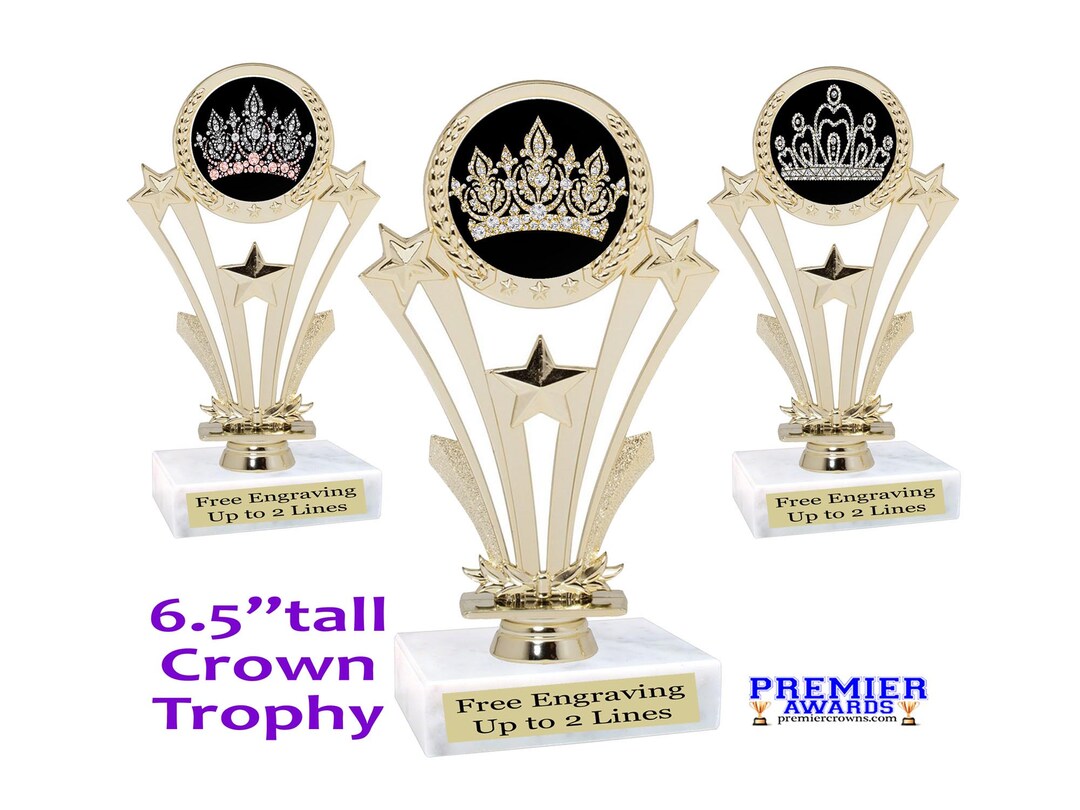 Crown Trophy. Great for Pageants, Contests, Competitions, Recitals ...