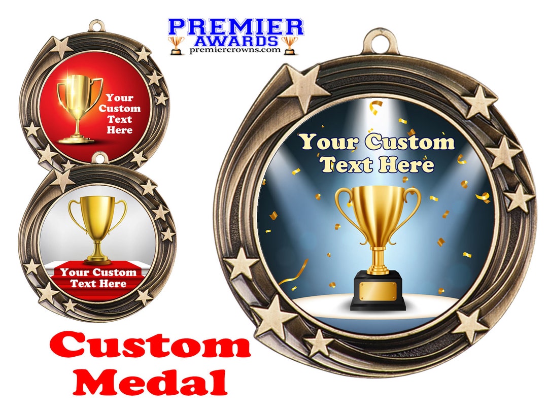 Custom Medal. Great Medal for Any Event, Pageant, Competition, Party ...