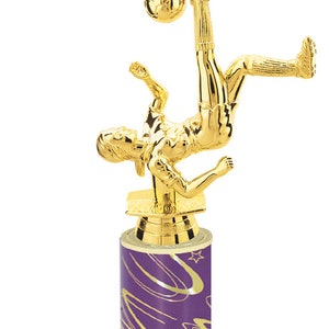 Female Soccer Trophy With Choice of Artwork. Numerous Trophy Heights ...
