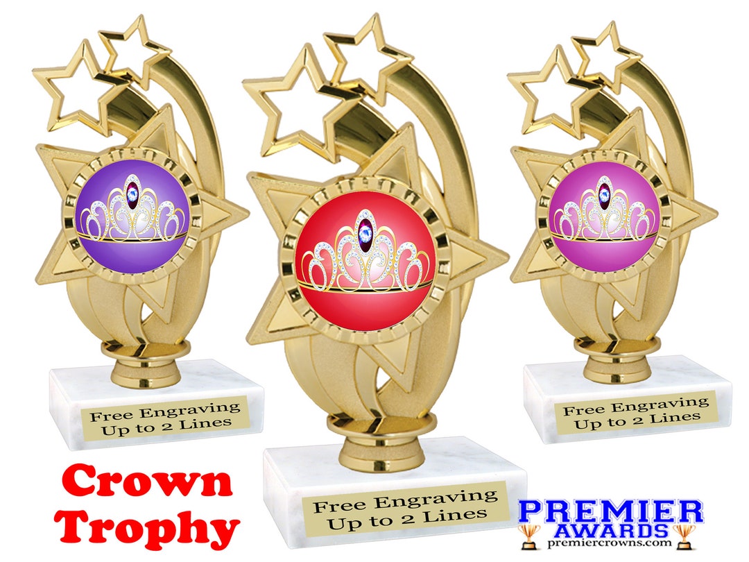 Crown Trophy. Great for Pageants, Contests, Competitions, Recitals ...