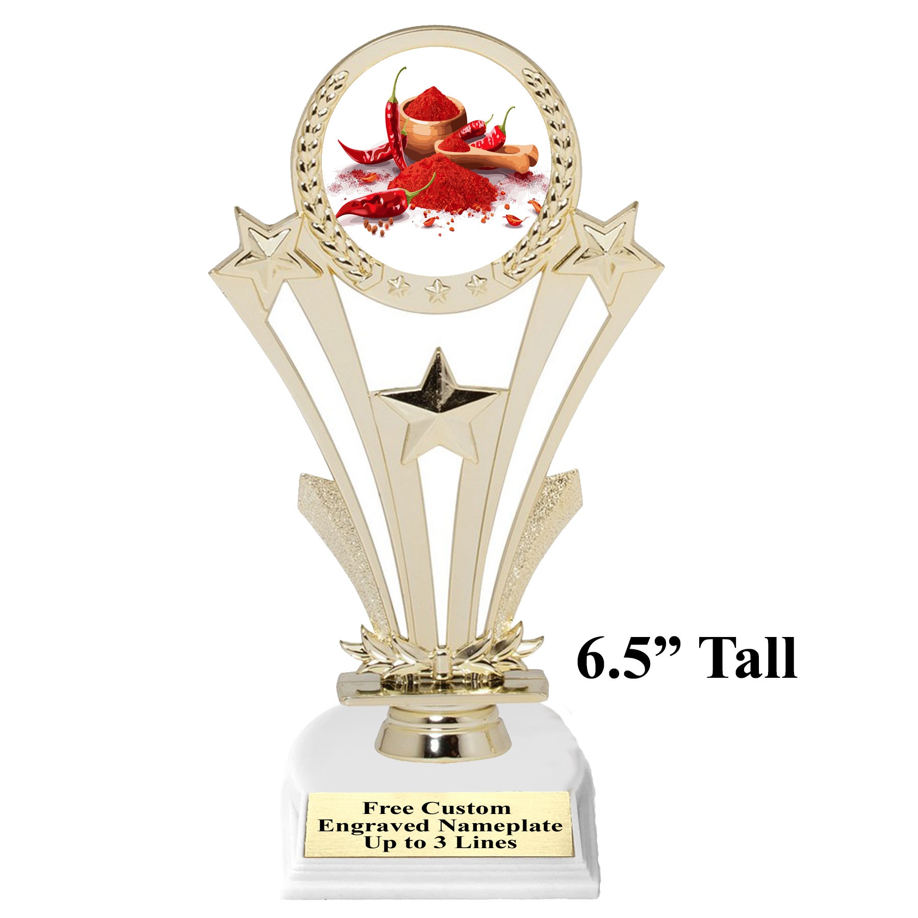 Chili - Salsa - BBQ Trophy. Choice of Artwork. Great Trophy for Cook ...