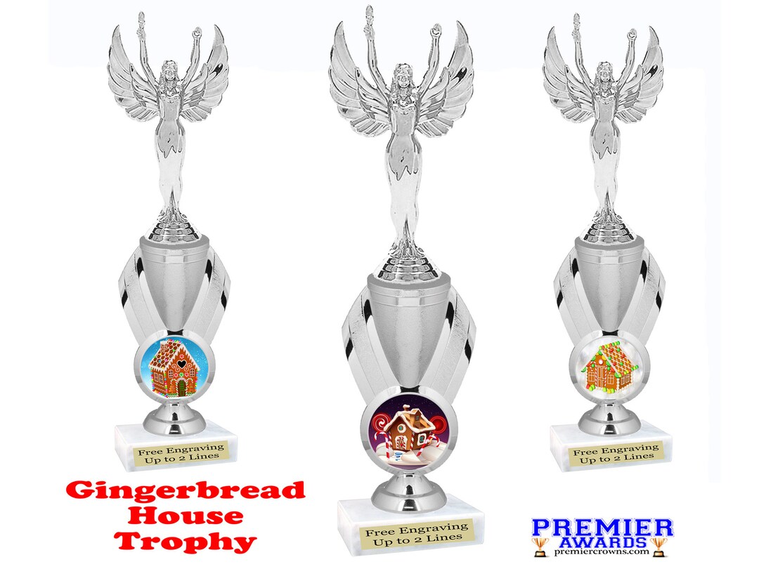 Gingerbread House Trophy. 12" Tall Great Trophy for Your Holiday Baking ...