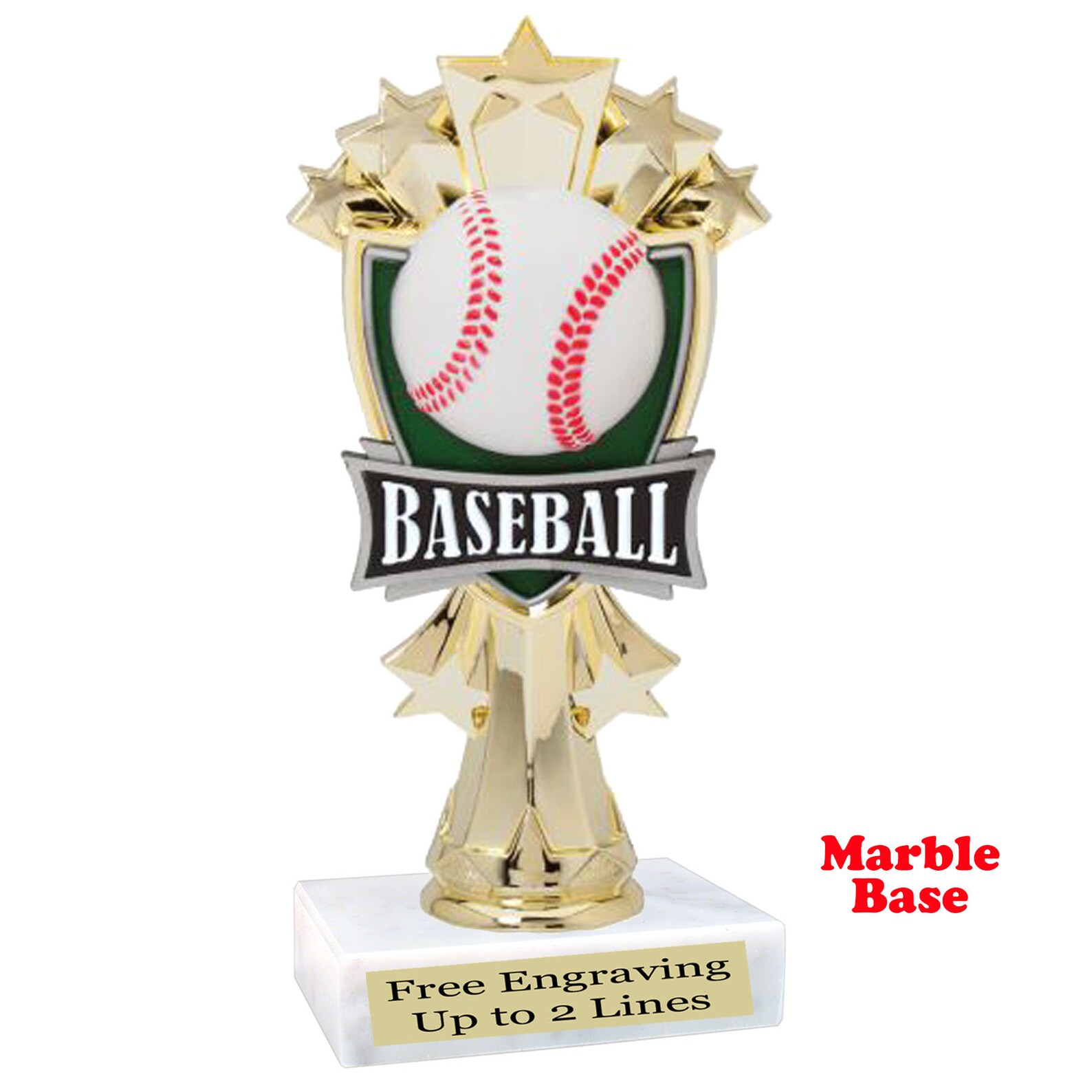 Baseball Trophy. Great Trophy for Your Team, Tournaments, Family Games ...