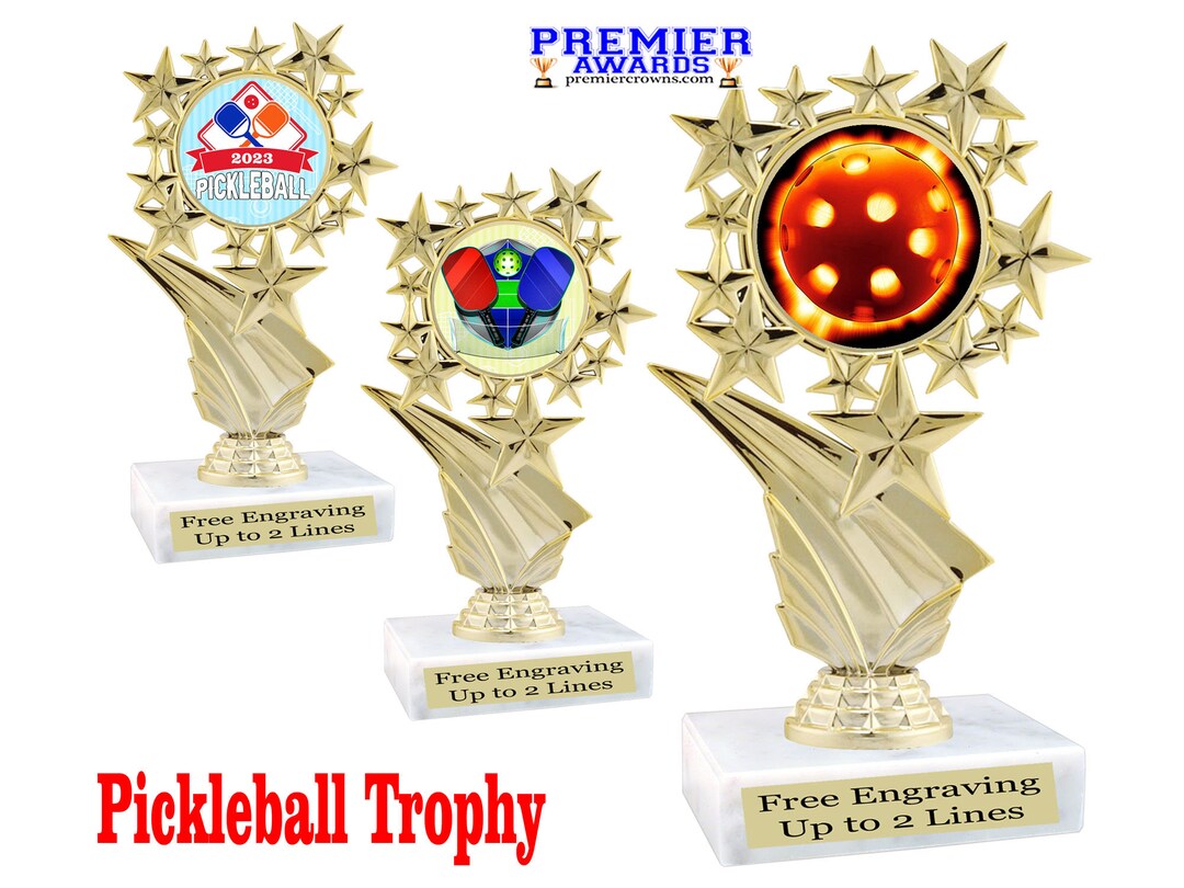 Pickleball Trophy. Great Award for Sports Leagues, Recreational ...