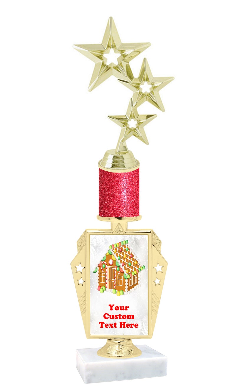 Custom Gingerbread House Trophy. Great Trophy for Your Holiday - Etsy