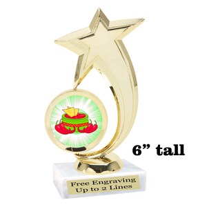 Chili - Salsa - BBQ Trophy. 6" Tall With Choice of Art Work. Great ...