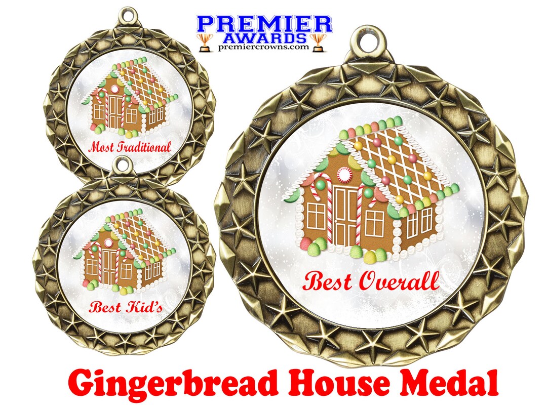 Gingerbread House Medal. Great for Those Holiday Baking Contests ...
