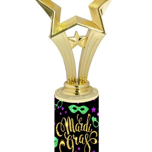 Mardi Gras Trophy. Great Trophy for Any Event, Competition, Party ...