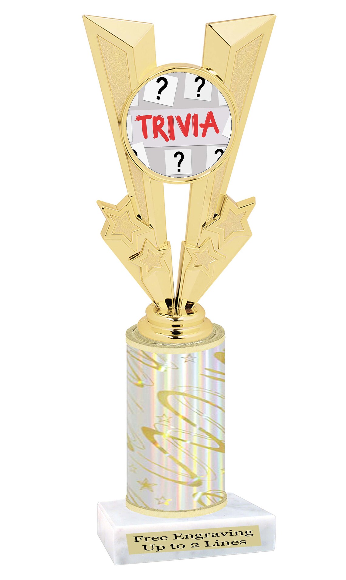 Trivia Trophy. Great Trophy for Your Next Family Game Night | Etsy