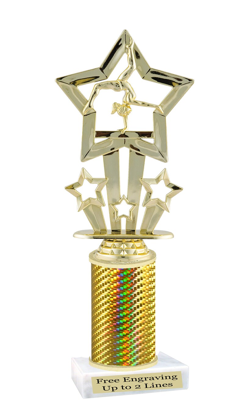 Gymnastics Trophy. Great Trophy for Your Gymnastics - Etsy