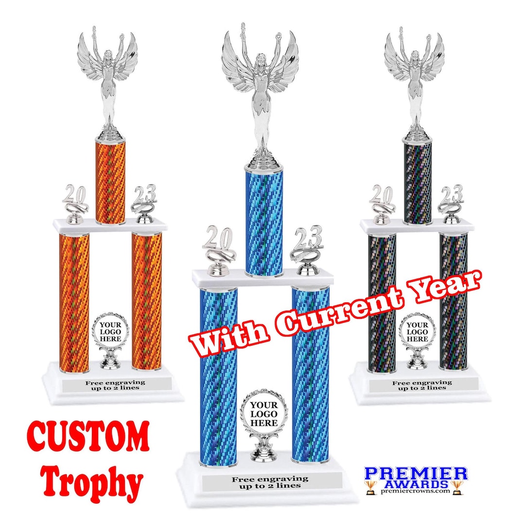 Custom 2-column Trophy. Available in 3 Trophy Heights & Choice of ...