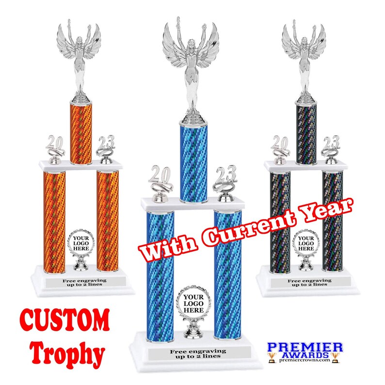 Custom 2-column Trophy. Available in 3 Trophy Heights & Choice of ...