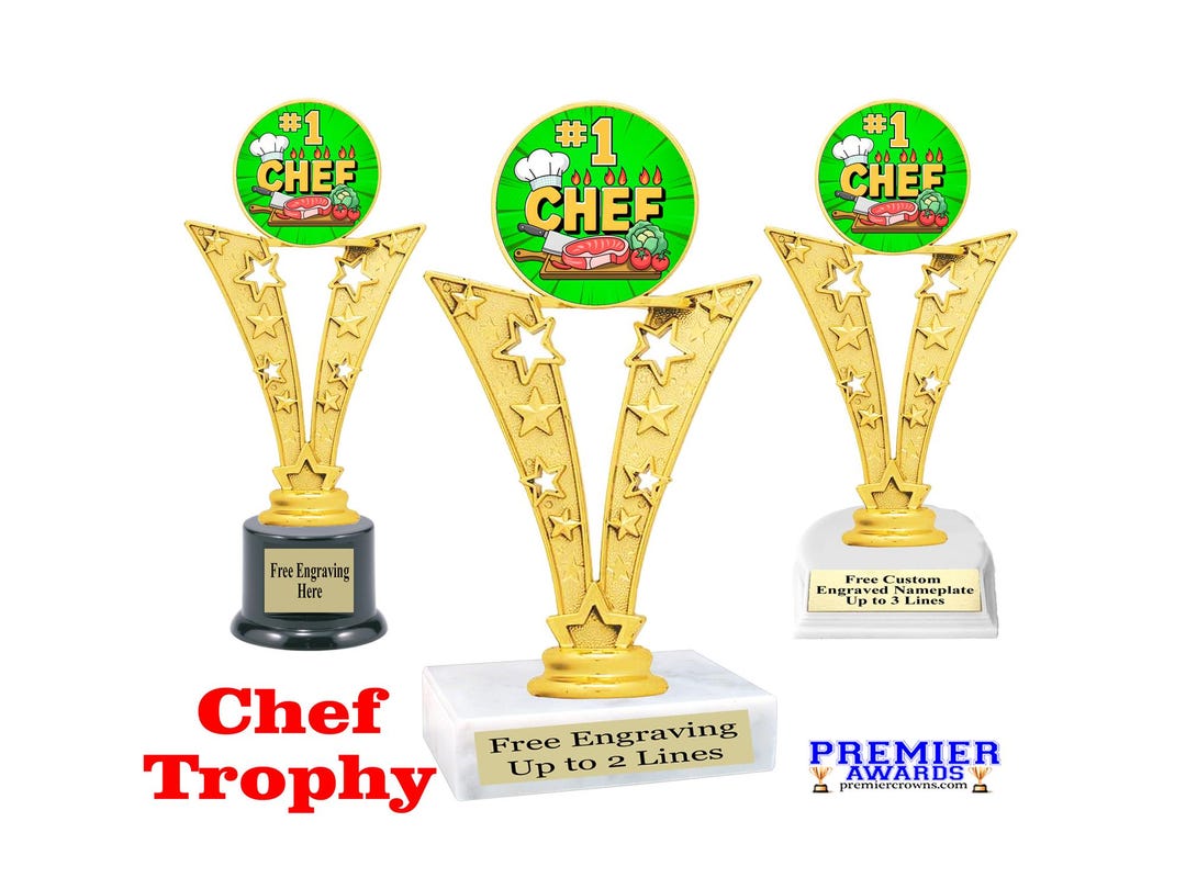 Chef Themed Trophy. Great for Baking Contests, Cooking Contests or for ...