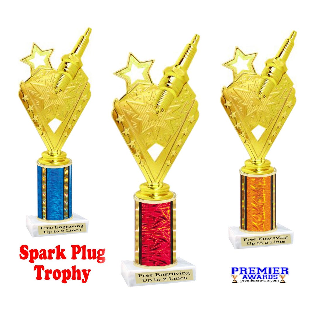 Automotive Theme Trophy. Great for Car Shows, Racing, Mechanics and the ...