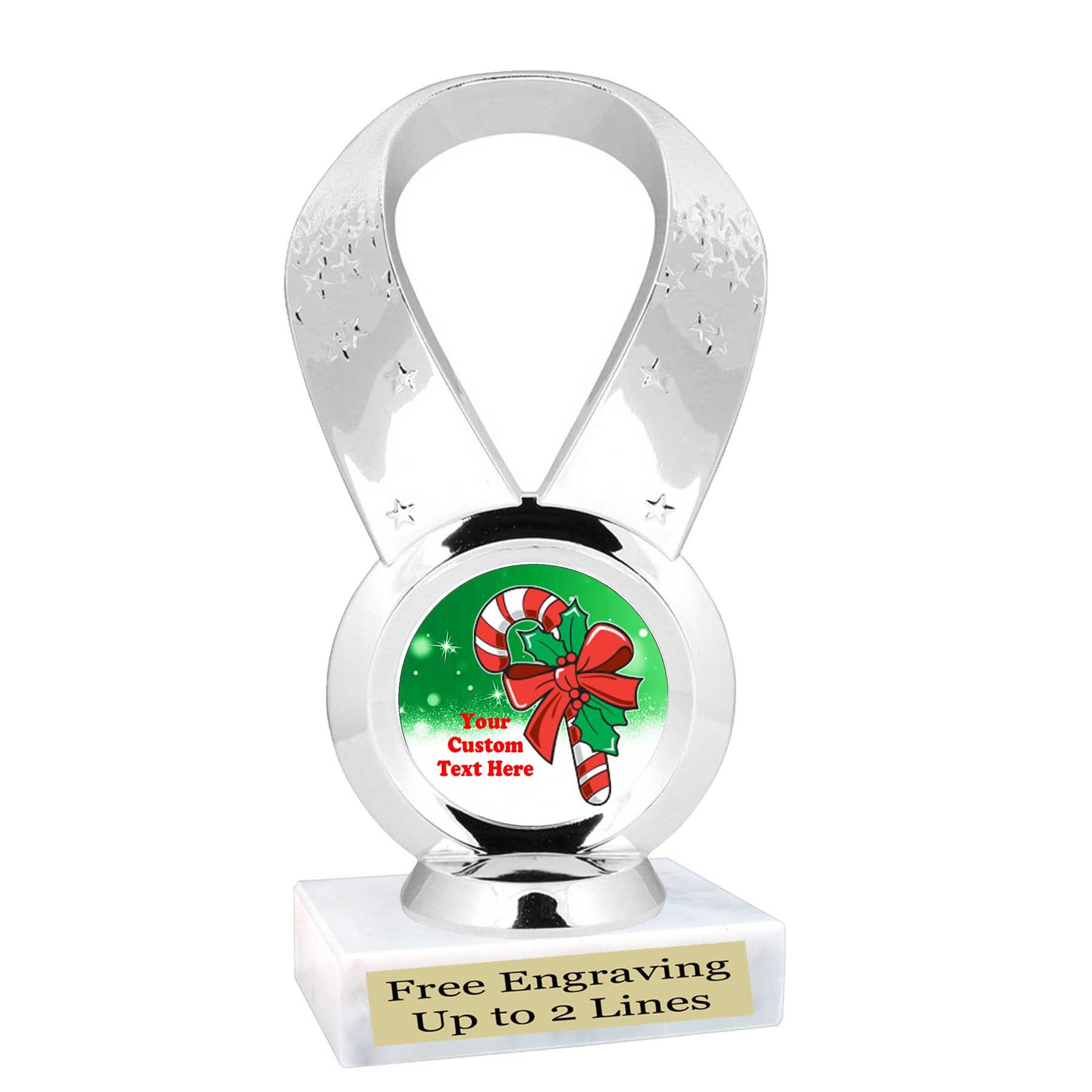 Custom Candy Cane Trophy. Great Trophy for Your Holiday - Etsy