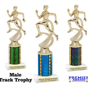 Male Track Trophy. Great Award for Sports Leagues, Rec Departments ...