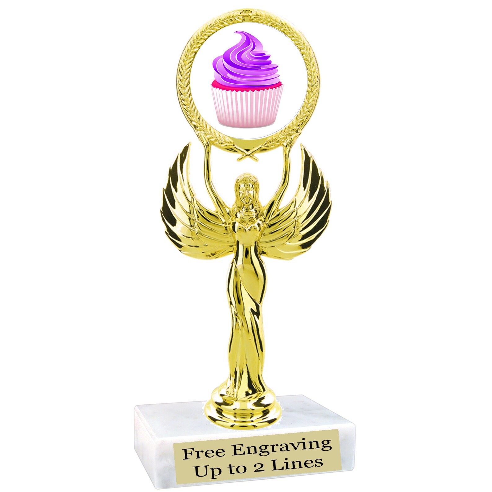 Cupcake Theme Trophy. Choice of 8 Designs and Includes Free | Etsy