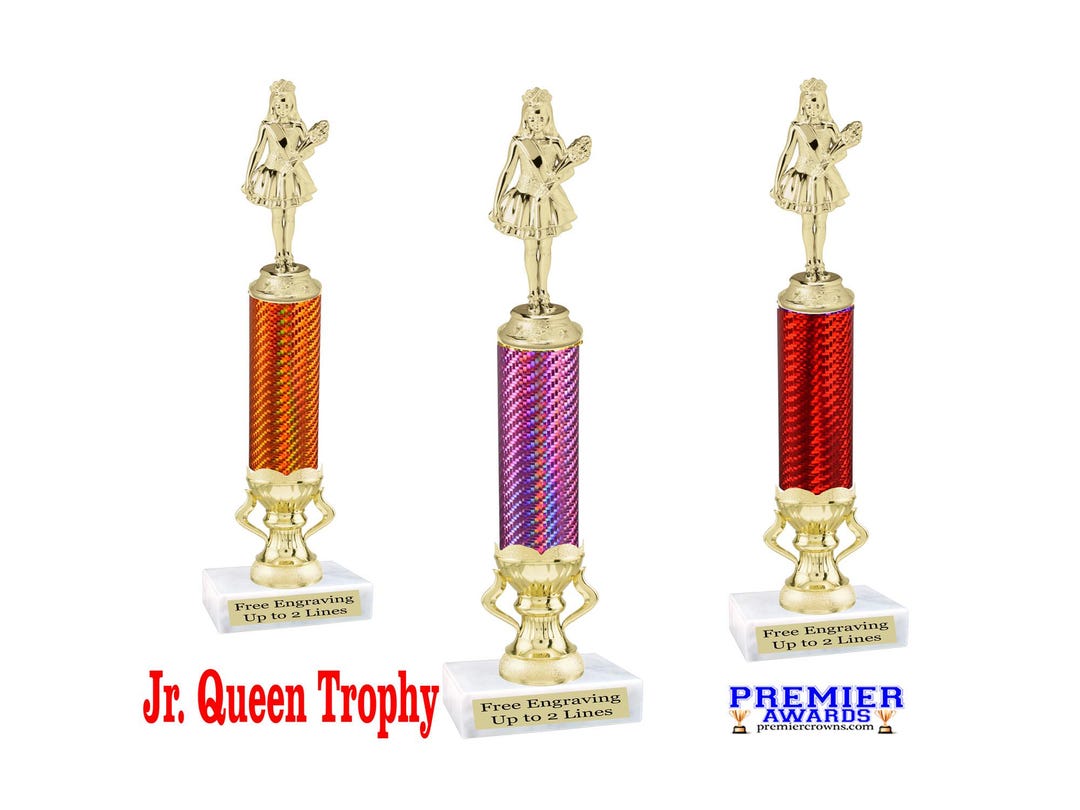 Jr Queen Trophy. Great for Pageants, Recitals, Schools, Contests ...