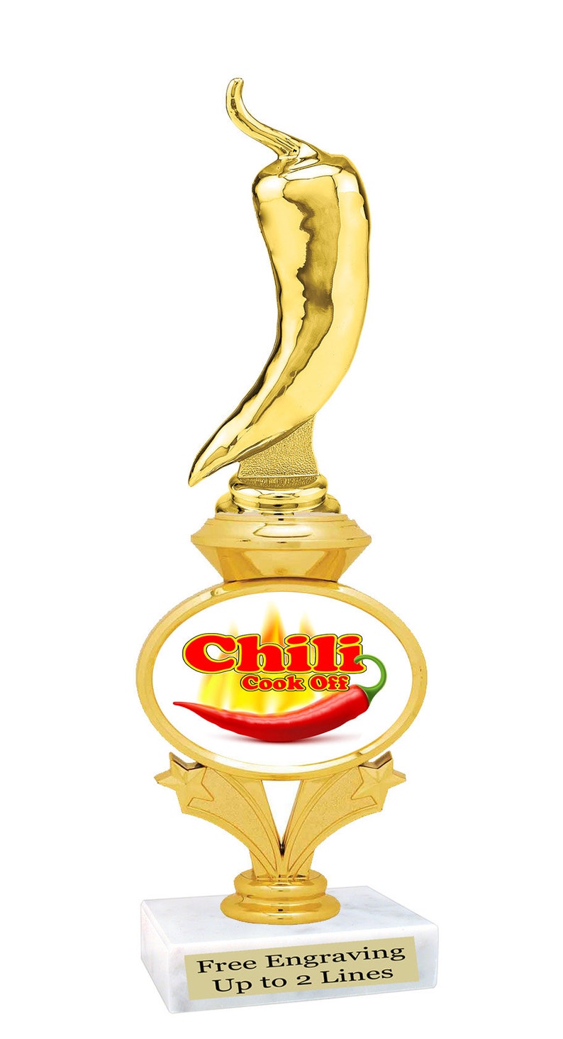 Chili Cook off Trophy. 10 Tall With Choice of Art Work. - Etsy