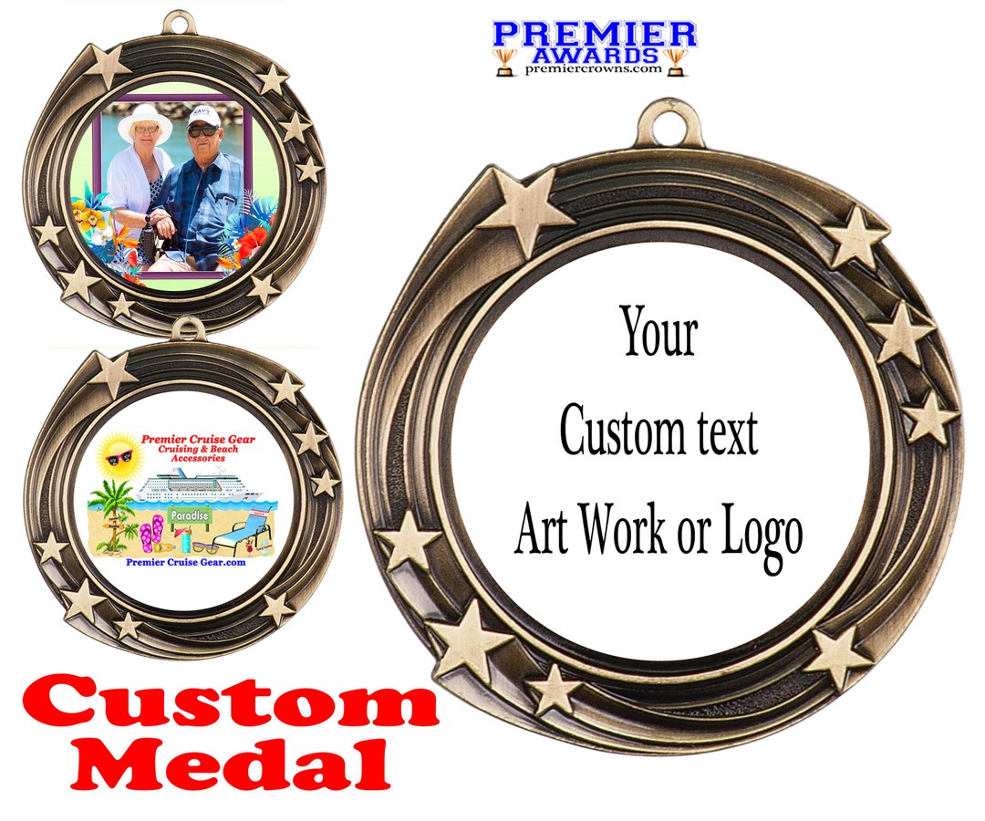 Custom Medal. Add Your Custom Text, Logo or Art Work for a Custom Medal ...