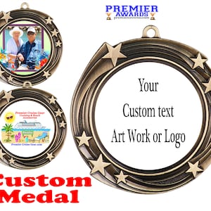 Custom Medal. Add Your Custom Text, Logo or Art Work for a Custom Medal ...