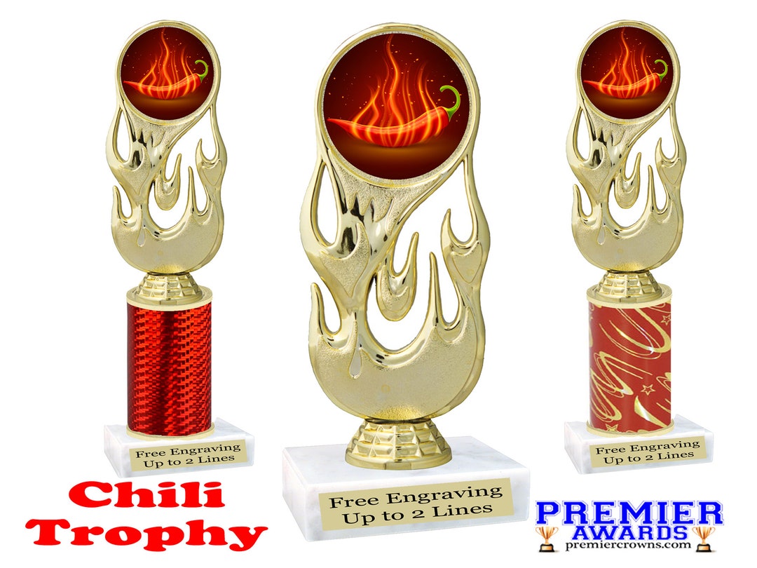 Chili Theme Trophy. Great Trophy for Your Chili or BBQ Contests, Events ...