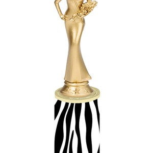 Animal Print Trophy With Choice of Figure. Numerous Trophy Heights ...