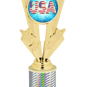 Patriotic 4th of July Trophy. Show off Your Patriotic Spirit at Your ...