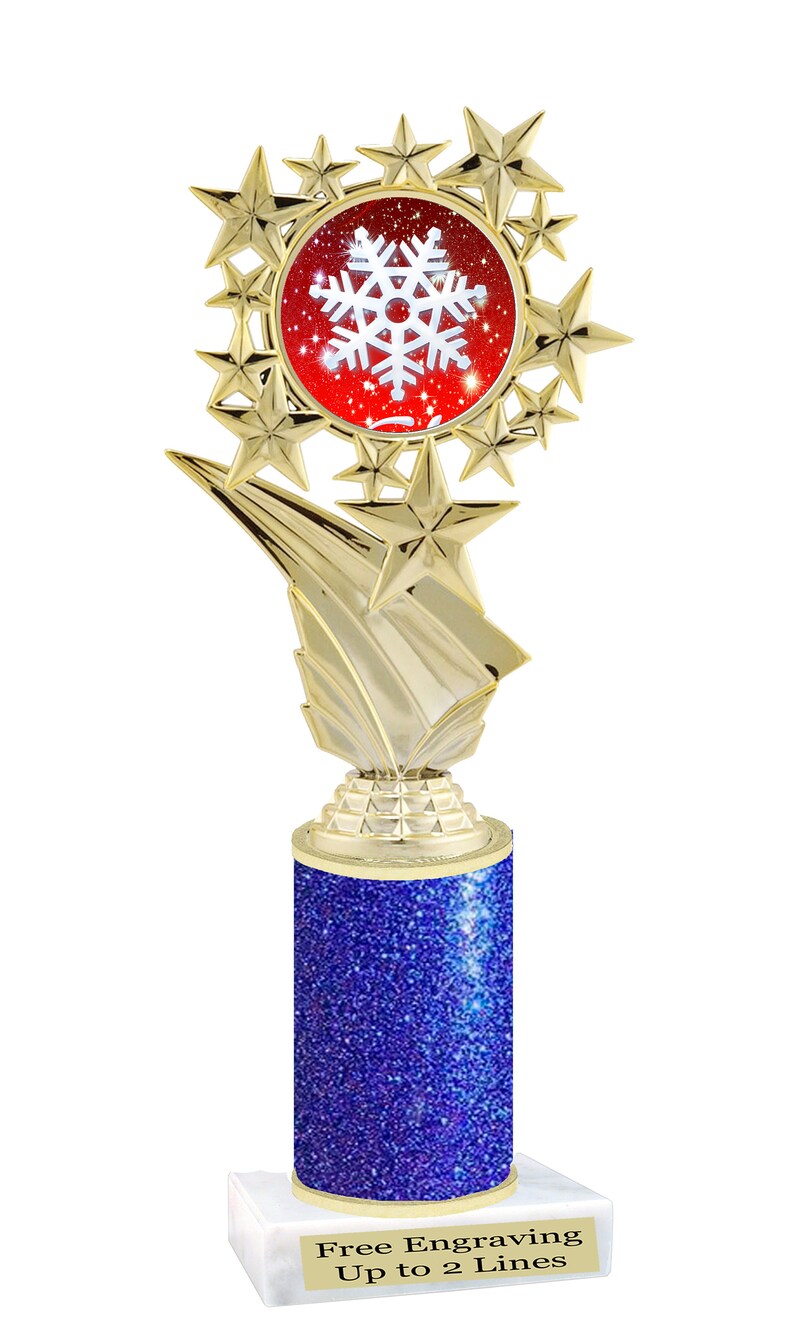 Snowflake Theme Trophy. Great for All of Our Holiday Events, Contests ...
