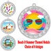 Gold Medal With Summer Theme Insert. Includes Free Neck Ribbon and ...