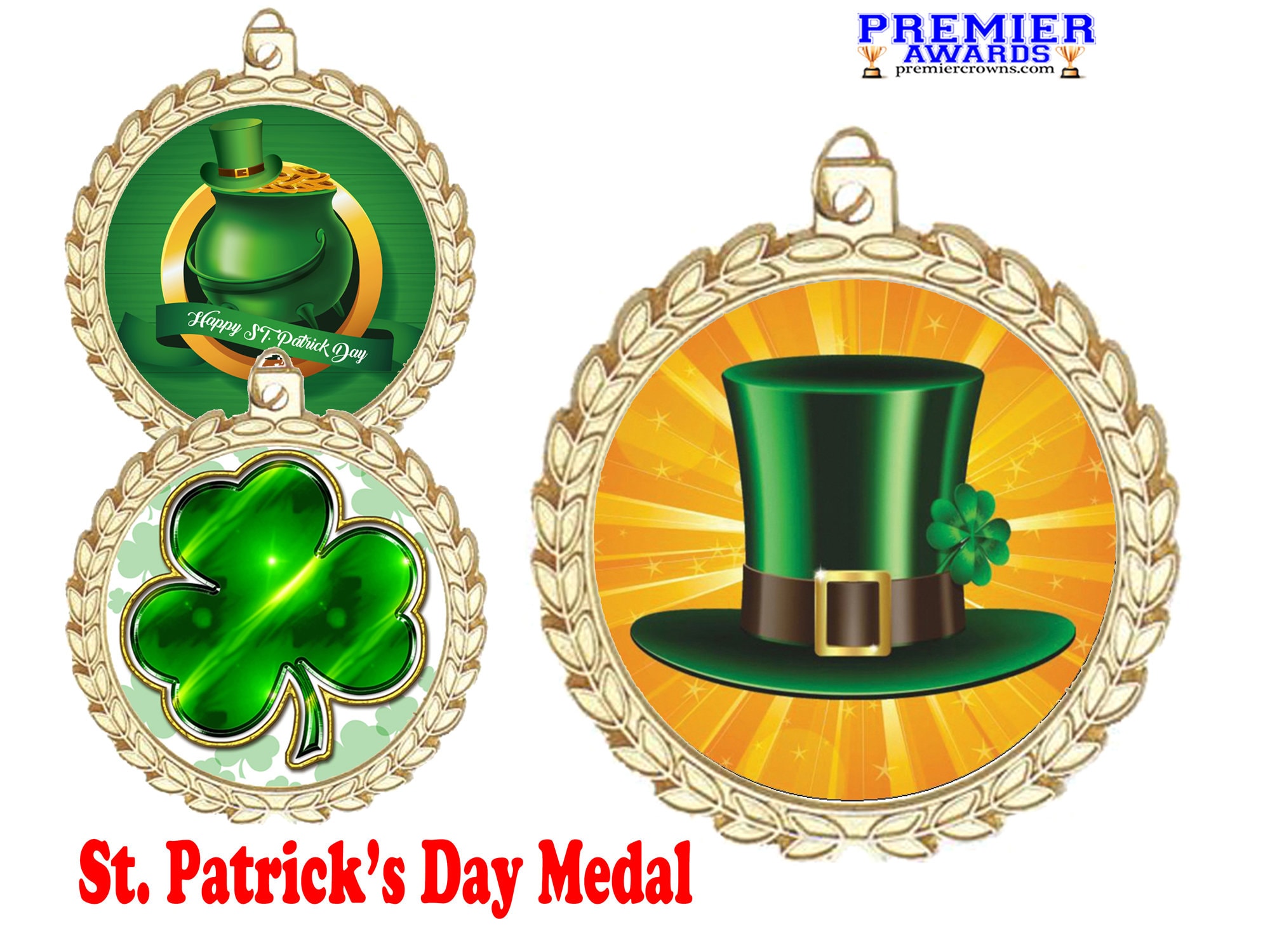 Medalla del Día de San Patricio. Ideal para sus eventos | Etsy