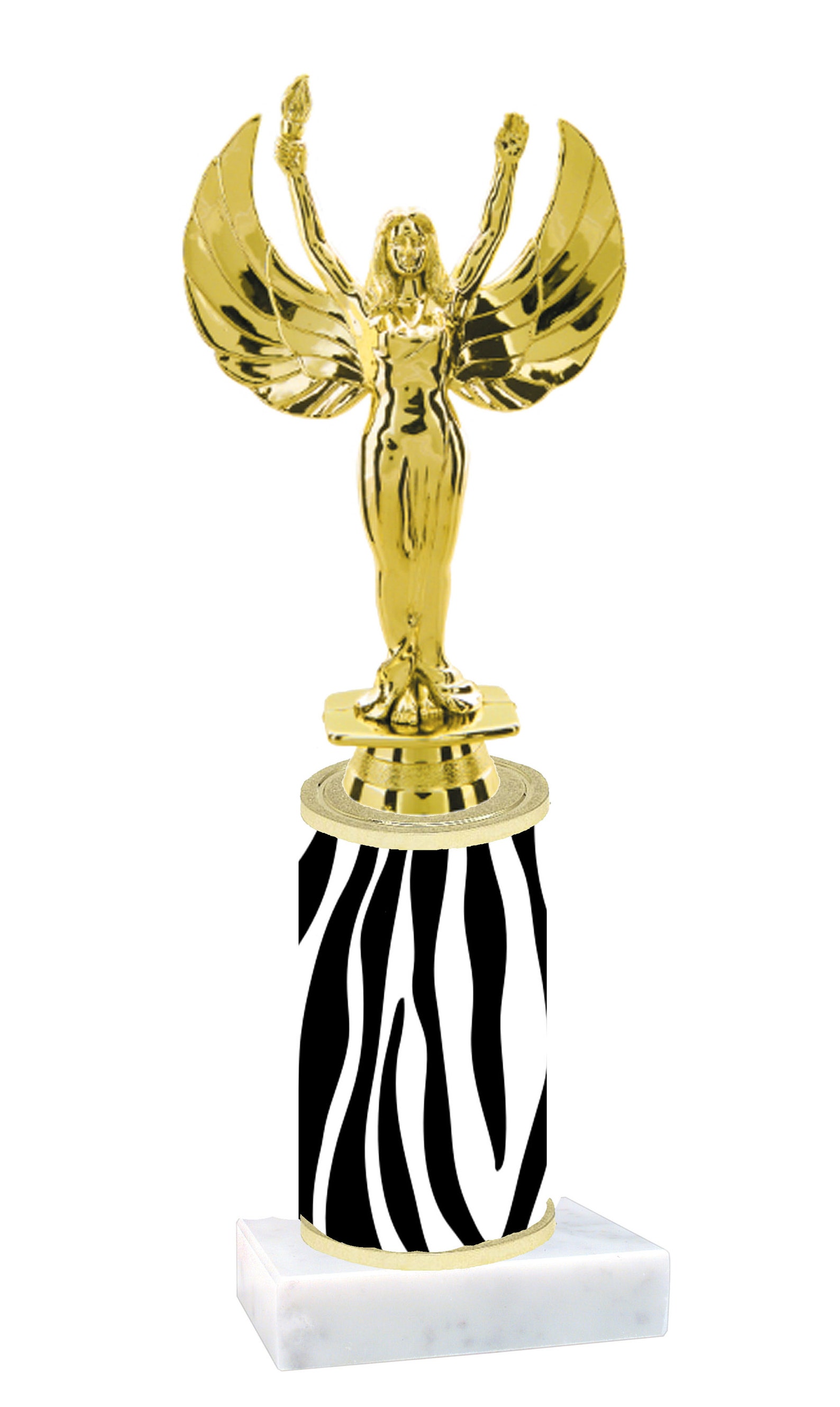 Animal Print trophy with choice of figure. Numerous trophy | Etsy