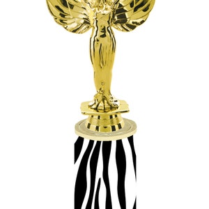 Animal Print Trophy With Choice of Figure. Numerous Trophy Heights ...