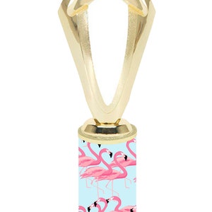 Flamingo Theme Trophy With Choice of Figure. Numerous Trophy - Etsy