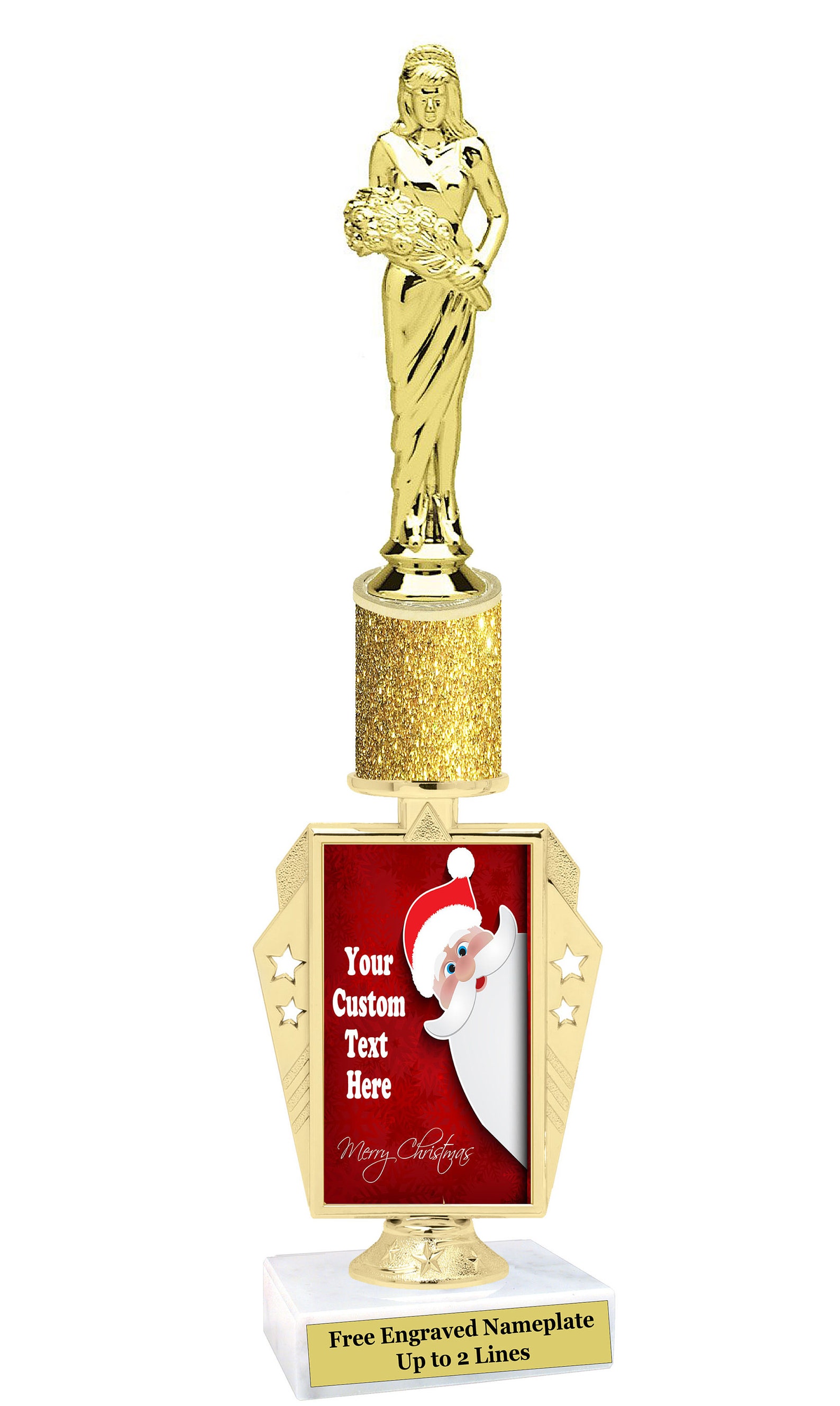 Santa Trophy. Great Trophy for Your Holiday Events Pageants - Etsy