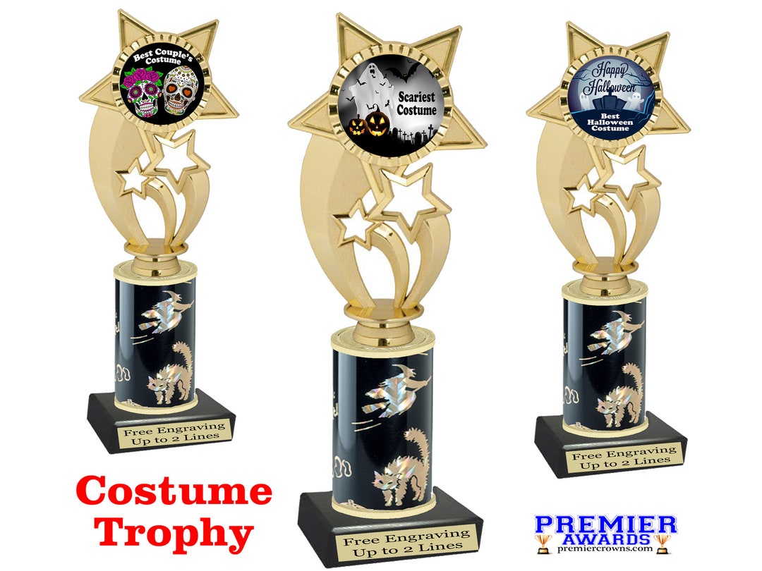 Halloween Costume Trophy. Great Award for Your Halloween - Etsy