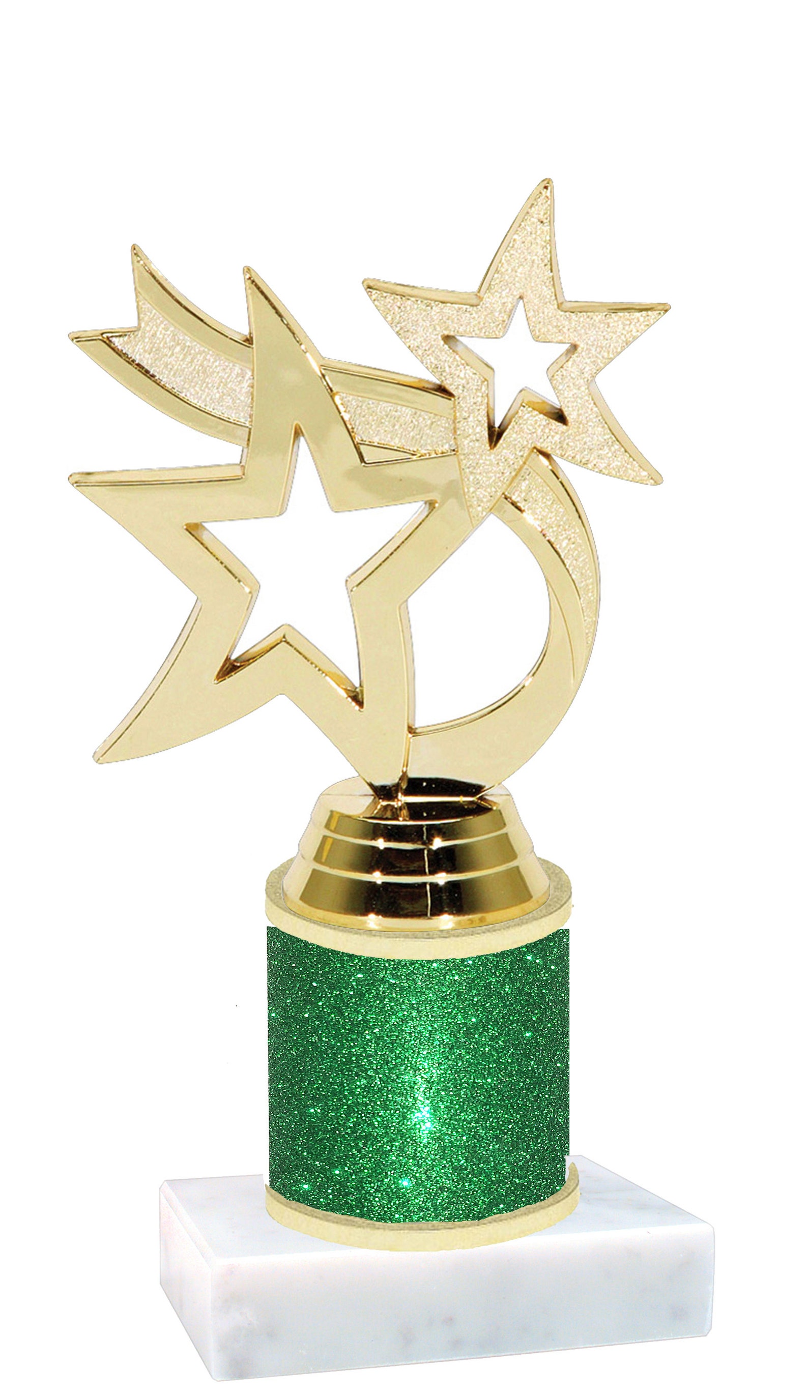 Star Trophy. 5 Tall on Choice of Glitter Column. Great - Etsy