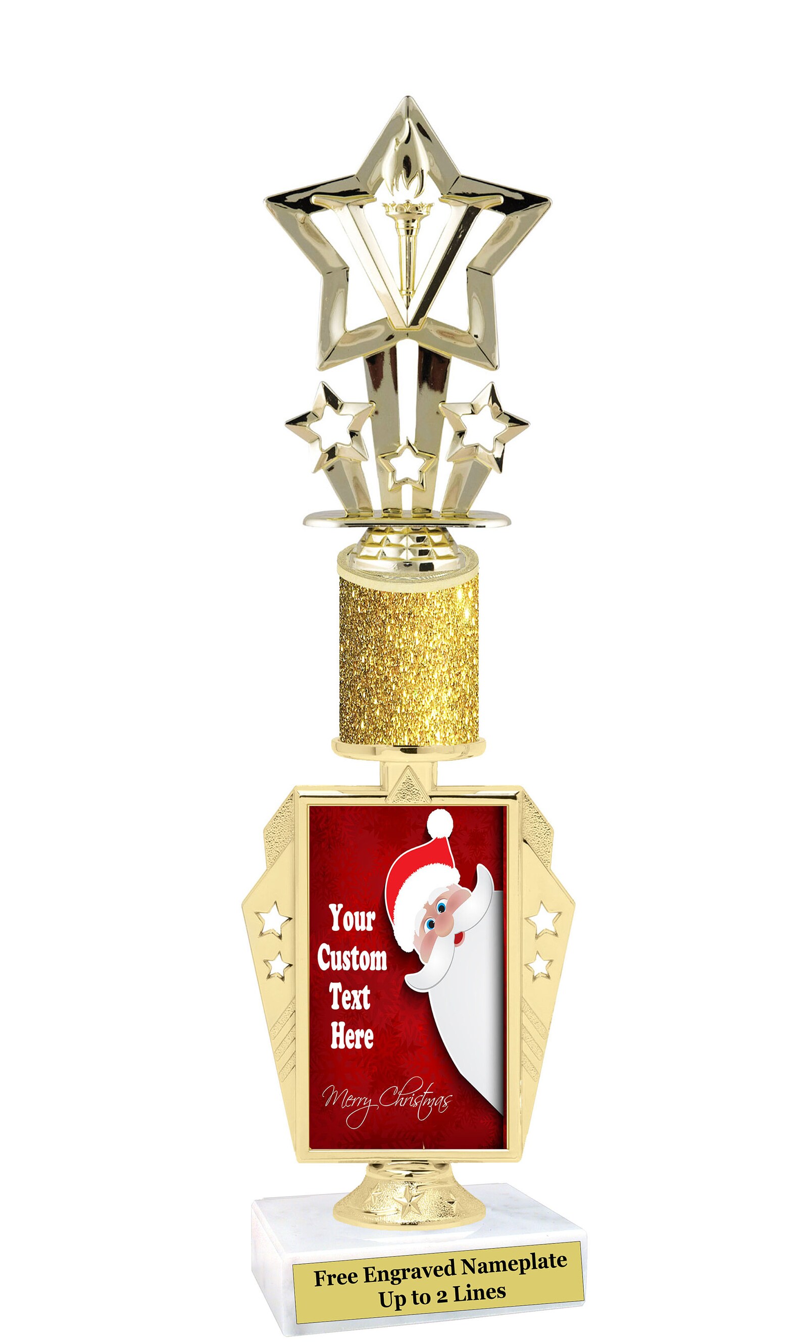Santa Trophy. Great Trophy for Your Holiday Events, Pageants, Contests ...