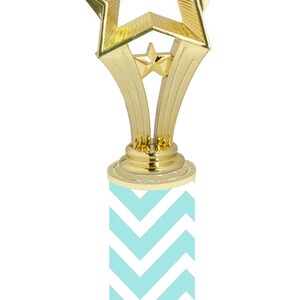Chevron Design Trophy With Choice of Figure. Numerous Trophy Heights ...