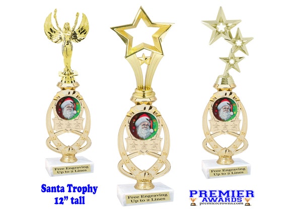 Santa Trophy. Great Trophy for Your Holiday Events Pageants | Etsy