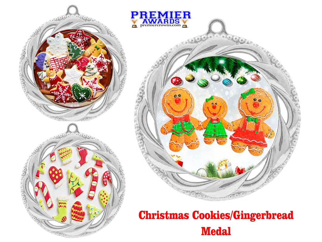Christmas Cookies/gingerbread Medal. Great for Those Holiday Baking ...