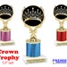 Crown Theme Trophy. Cute Trophy for Any Pageants, Contests, Event or ...