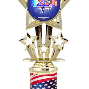 Patriotic - 4th of July Trophy. Show off Your Patriotic Spirit at Your ...
